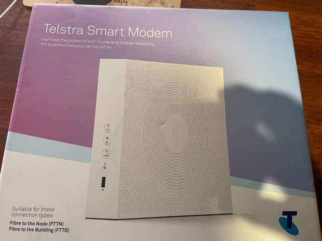 BRAND NEW TELSTRA Smart Modem Technicolor DJA0230 NBN Compatible $31.62 ...