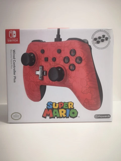 NINTENDO SWITCH SUPER Mario Power A Wired Controller Plus New Sealed ...