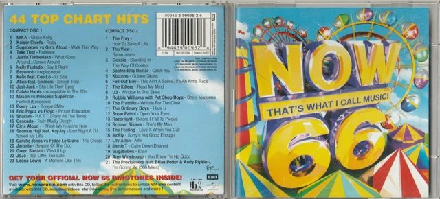 NOW THAT'S WHAT I CALL MUSIC 66 - 2007 UK TWIN CD Album *FREE UK ...