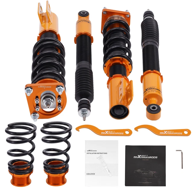 DAMPER & HEIGHT Adjustable Coilovers pour Ford Mustang 94-04 Combinés ...