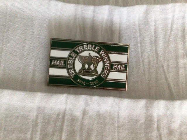CELTIC FC BADGE - Treble Treble winners 2016 - 2019 £4.99 - PicClick UK