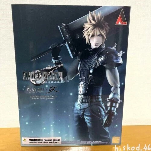 PLAY ARTS KAI Cloud Strife Version 2 Final Fantasy VII FF 7 Remake ...