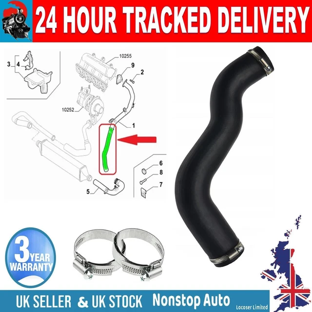 TURBO INTERCOOLER HOSE PIPE FOR ALFA ROMEO MITO 1.3 D Multijet 51816510 ...