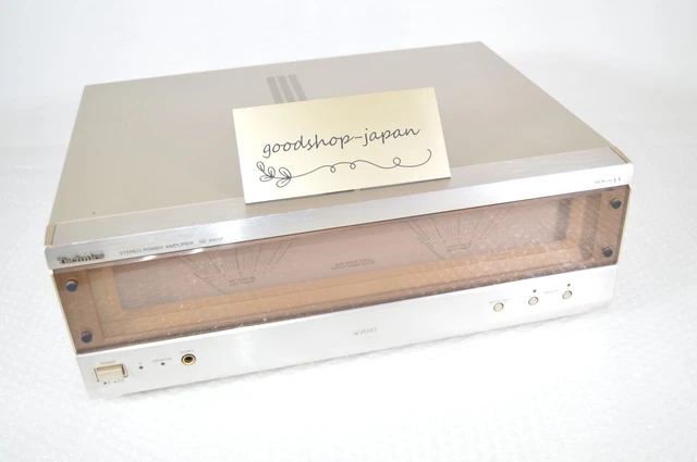 AMPLIFICATEUR DE PUISSANCE stéréo Technics SE-A1010 AC100V 50Hz/60Hz ...