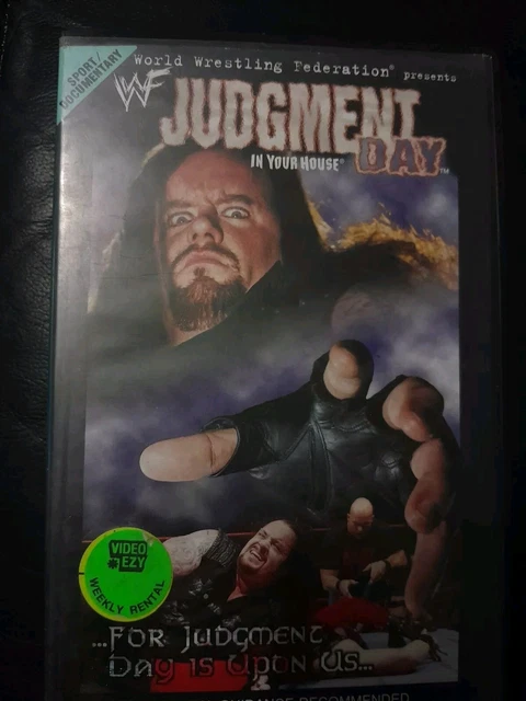 WWE WWF JUDGMENT Day In Your House 1998 Wrestling Vhs Video £15.65 ...