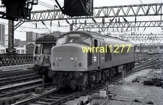 6X4 RAILWAY photograph (Black & White) Class 45 45059 at Glasgow ...