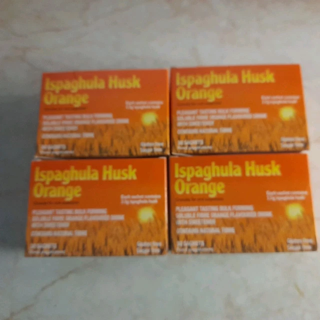 ISPAGHULA HUSK ORANGE Granules Sachets - 120 Sachets ( 4 boxes) (LIKE ...