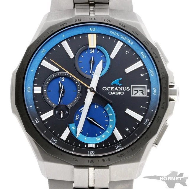 CASIO CASIO OCEANUS Manta S5000 Series Tough Solar OCW S5000E 1AJF TI ...