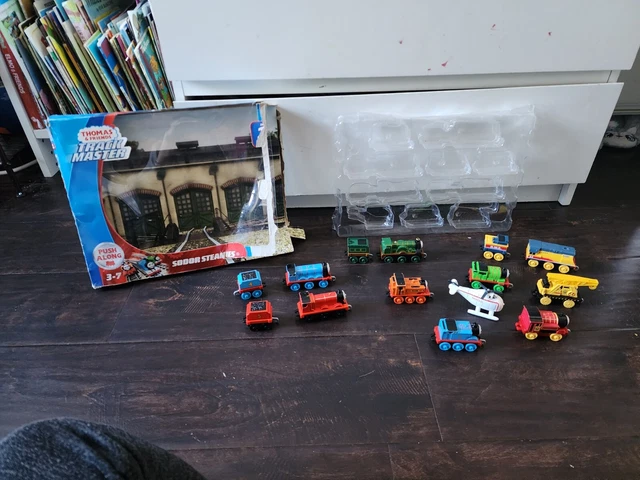 THOMAS & FRIENDS Trackmaster push along Sodor Steamies Train Engines ...