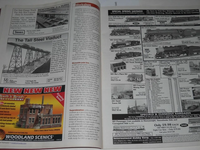 MODEL RAILROADER MAGAZINE Vol 74 No 4 April 2007 Steam Rules $9.99 ...