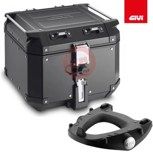 GIVI TOP-CASE OUTBACK OBKN42B + Set Plaque SR1166 M5 Honda Puissance ...