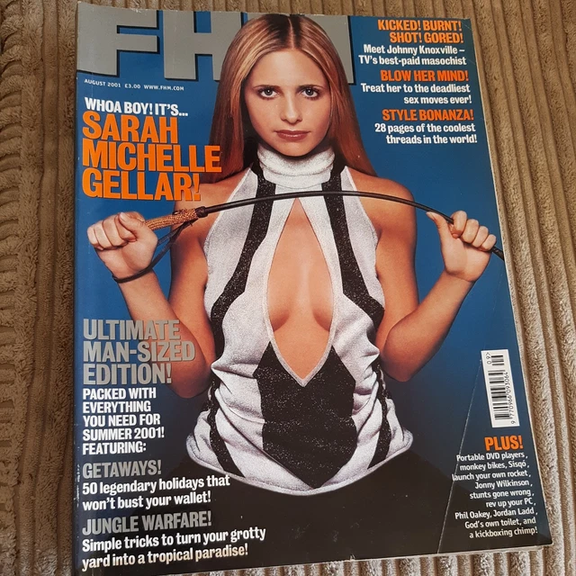 FHM MAGAZINE AUGUST 2001 Sarah Michelle Gellar £11.11 - PicClick UK