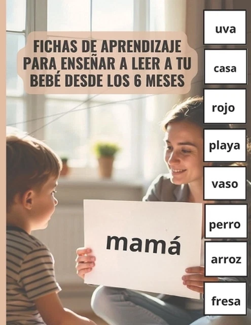 FICHAS DE APRENDIZAJE para Ensear a Leer a tu Beb desde los 6 Meses ...
