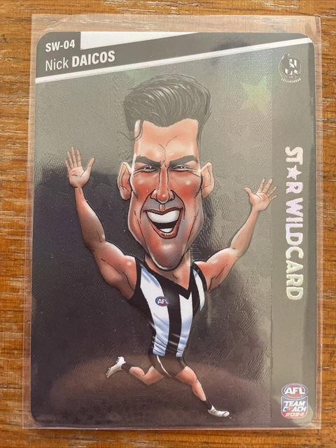 2024 AFL TEAMCOACH Star Wildcard Nick Daicos Collingwood SW-04 $55.00 ...