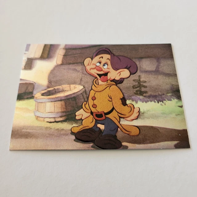 DISNEY SNOW WHITE & Seven Dwarfs Collector Special Foil Card - F4 Dopey ...