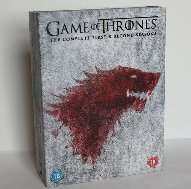 GAME OF THRONES The Complete First And Second Seasons DVD Box Set $9.28 ...