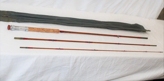 9'-0& MILWARDS THE "FLYCRAFT MK-ll 3 piece Trout fly rod in fine ...