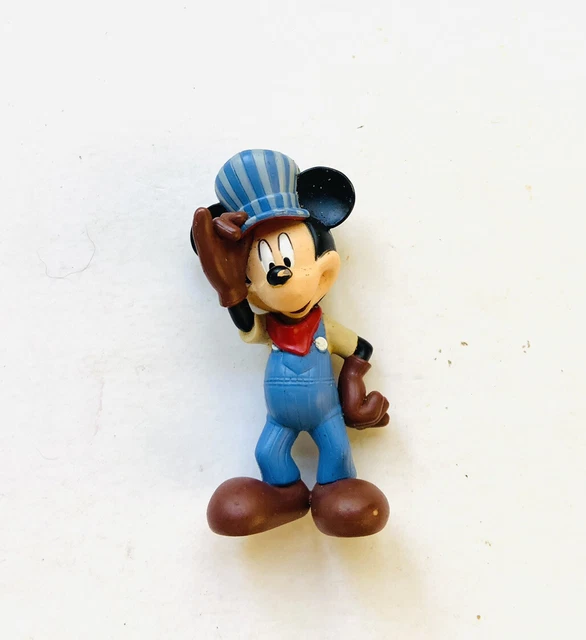DISNEY TRAIN CONDUCTOR Mickey Mouse PVC Cake Topper Mickey Figure ...