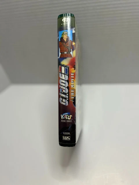 GI JOE: THE Movie VHS Vintage 1987 Animated Feature Film Clamshell CFP ...