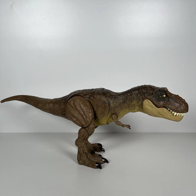 JURASSIC WORLD LARGE Stomping Tyrannosaurus Rex Dino Escape Mattel T ...