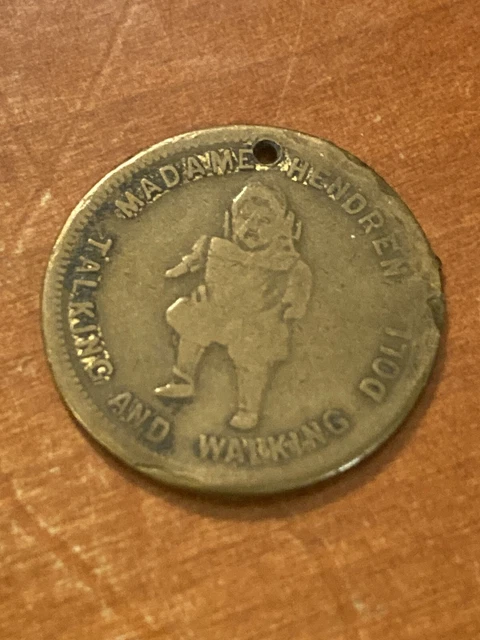 NEW YORK CITY Trade Token Madame Hendren Doll swastika 25mm variety ...
