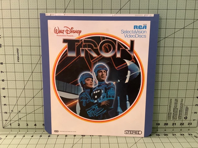 VINTAGE WALT DISNEY Tron Videodisc CED RARE OUT OF PRINT A.I. Sic-Fi ...