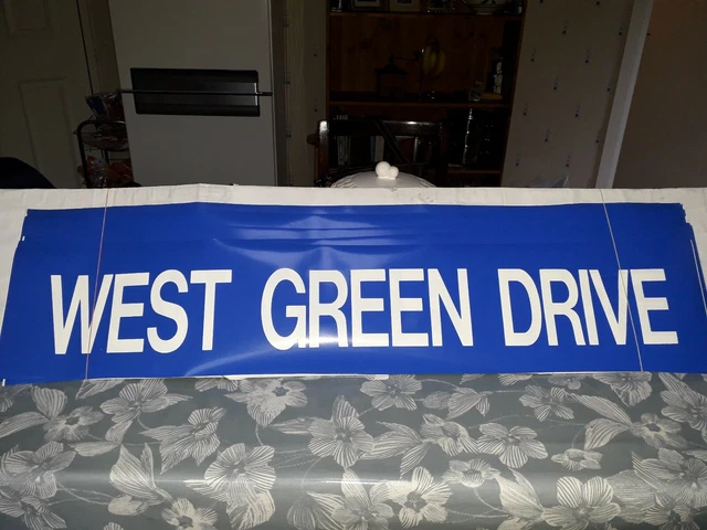 VINTAGE BUS BLIND Leamington Spa Garage: West Green Drive EUR 24,23 ...