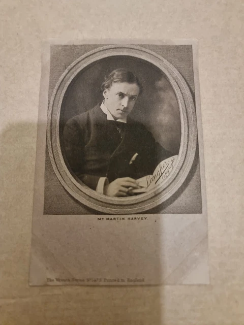 POSTCARD. ACTOR ACTRESS. Martin Harvey. Vintage. c1905 EUR 6,00 - PicClick FR