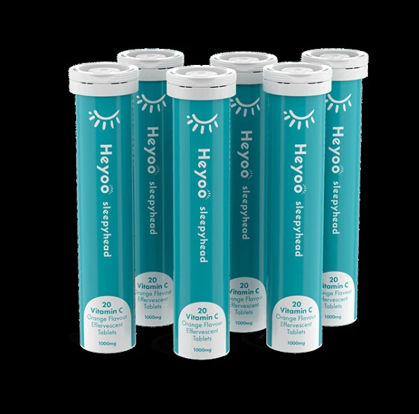 HEYOO SLEEPYHEAD HIGH Strength Vitamin C 1000mg Effervescent 20 Tablets ...