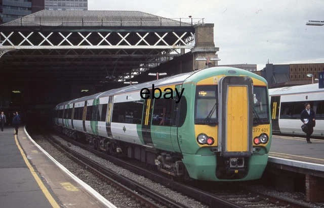 35MM RAILWAY SLIDE - EMU Class 465. 465019 @ London Bridge £2.99 ...