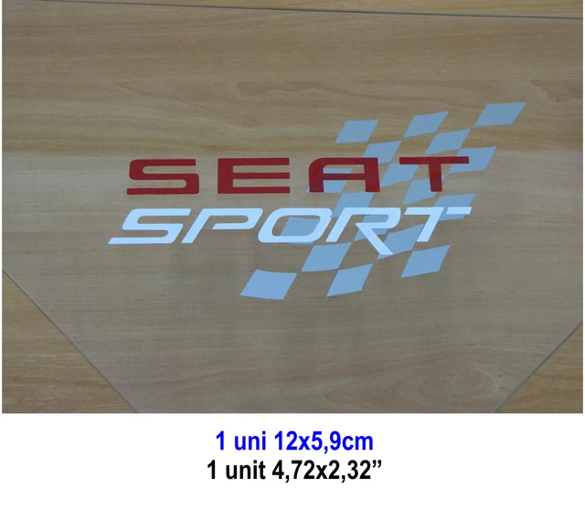 STICKER ADHESIVO PEGATINA VINYL DECAL VINILO ADESIVI AUFKLEBER SEAT ...