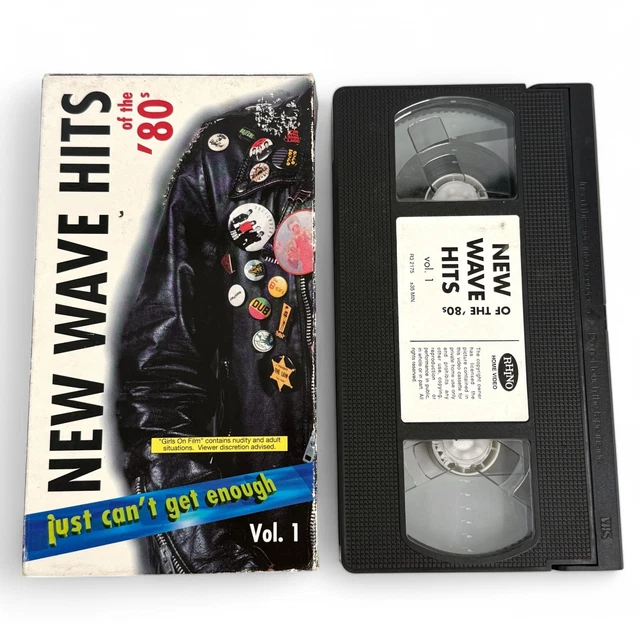 NEW WAVE HITS of the 80s Volume 1 VHS Tape Music Videos Rhino 1994 £13. ...