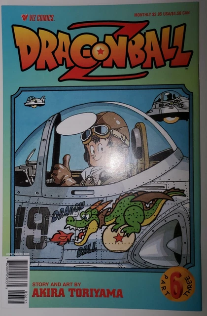 DRAGON BALL Z #6 Part 3 Three Manga Style 1st Printing Viz Comics 2000 ...