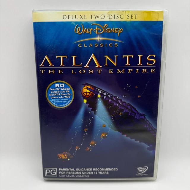 ATLANTIS THE LOST Empire (DVD, 2001) Region 4 PAL Deluxe Two Disc Set ...