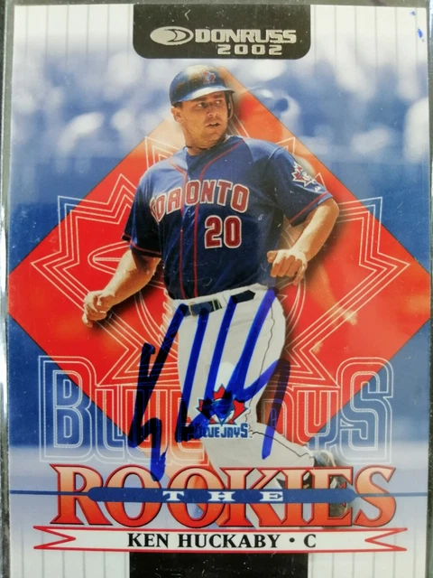 2002 DONRUSS (THE Rookies) SIGNÉ : Ken Huckaby, BLUE JAYS #65 EUR 3,26 ...