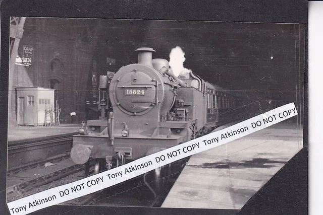 LMSR - FOWLER 3P 2-6-2T No. 15524 @ St Pancras - Vintage Image ...