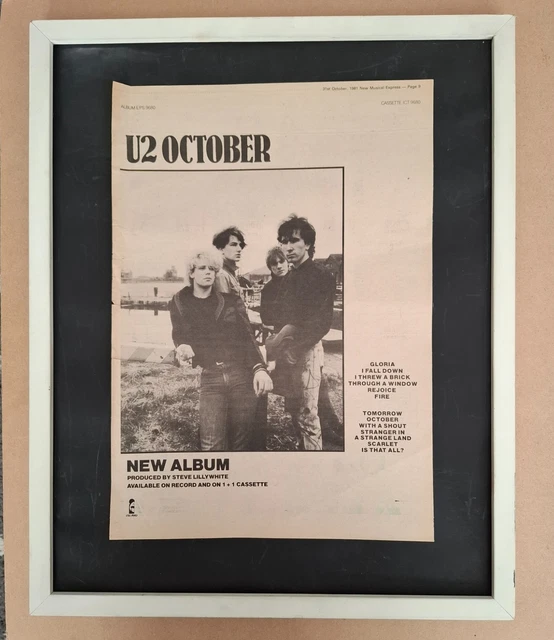 U2-OCTOBER ORIGINAL UK Press Advert 1981 £10.77 - PicClick UK