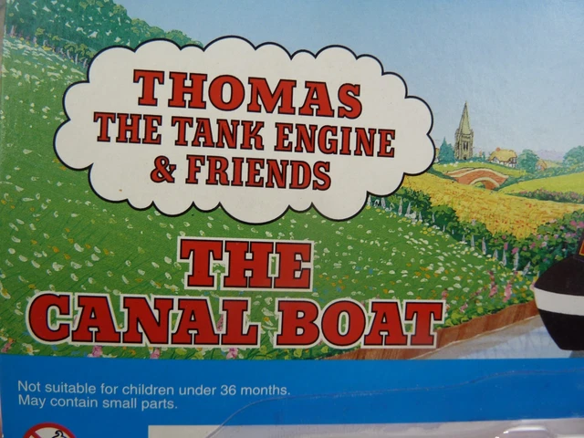 THOMAS THE TANK Engine Canal Boat Die Cast ERTL Carded Sodor Valley ...