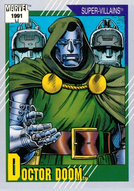 1991 MARVEL UNIVERSE Card DOCTOR DOOM Super-Villains EUR 7,27 - PicClick FR