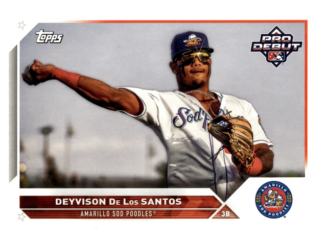 2023 TOPPS PRO Debut #PD-63 Deyvison De Los Santos EUR 1,64 - PicClick FR