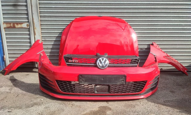 VW GOLF GTD MK7 Bonnet (Red) and N.S Wing (Red) £475.00 - PicClick UK