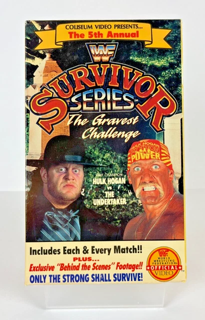 WWF 5TH SURVIVOR Series wrestling vhs (1991) Hulk Hogan vs The ...