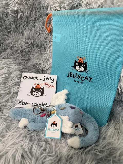 AUTHENTIC/ GENUINE JELLYCAT Sky Dragon Bag Charm*BNWT,NEW TAG, dustbag ...