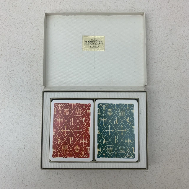 VINTAGE BEAUTIFUL PLAYING Cards Double Deck Naipe de Lujo Spain RARE Quality £30.29 - PicClick UK