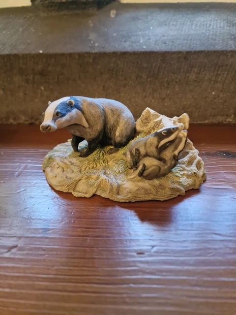 BORDER FINE ARTS Badger Rw3 The Chiltern Collection £25.00 - PicClick UK
