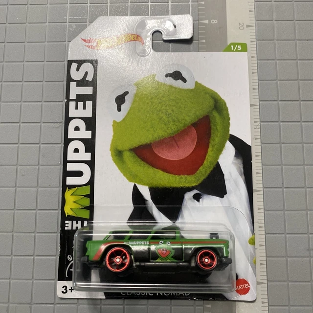 HOT WHEELS DISNEY The Muppets Kermit The Frog 1:64 Volkswagen T1 Panel ...