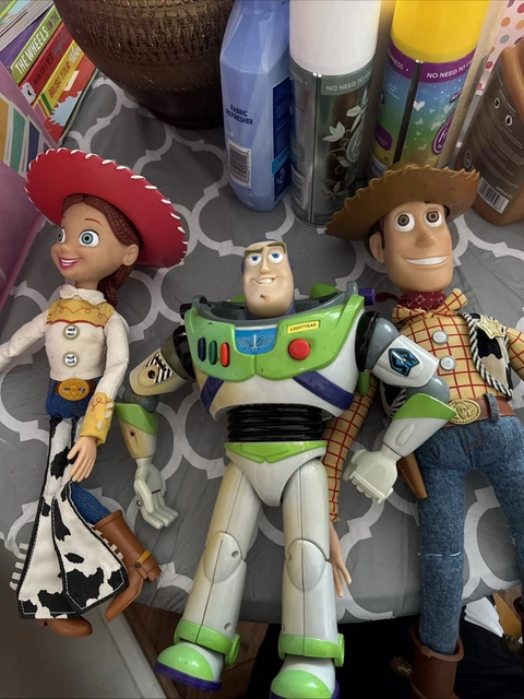 DISNEY PIXAR TOY Story Bundle Talking Woody, Jessie And Buzz Lightyear ...