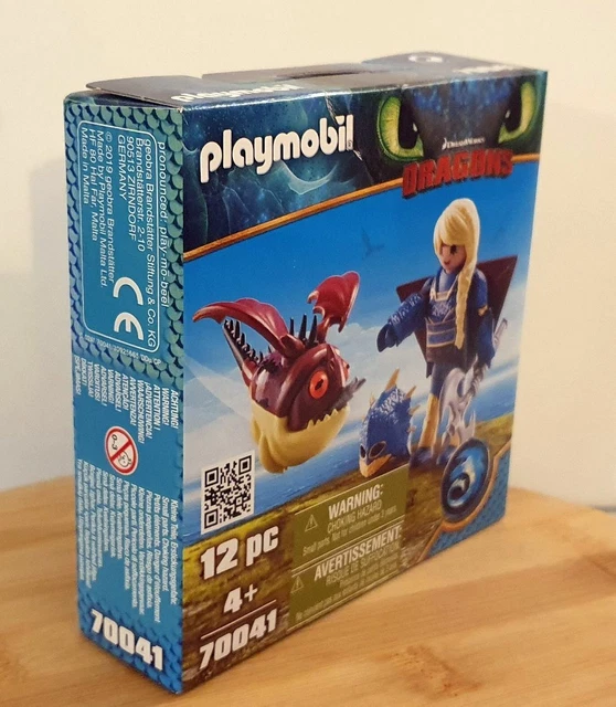 PLAYMOBIL REF 70041 - Astrid Combinaison De Vol + bébé dragon ...