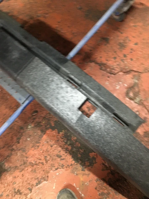 VOLKSWAGEN TRANSPORTER T4 Long Nose Front Bumper Insert Vw 7d0807693/4 ...