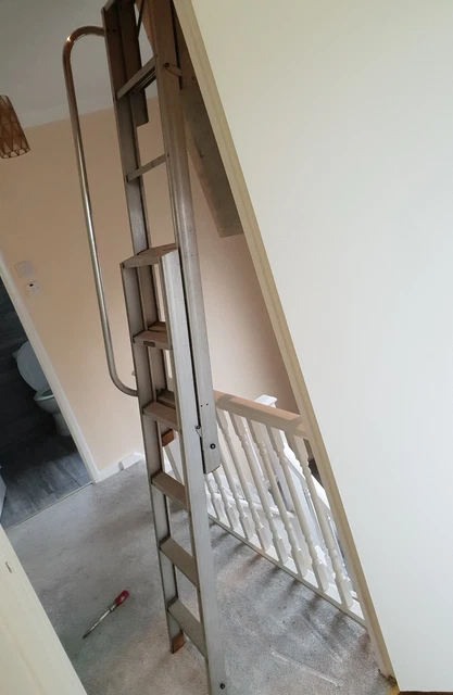 PLECO ALUMINIUM LOFT Ladder £35.00 - PicClick UK